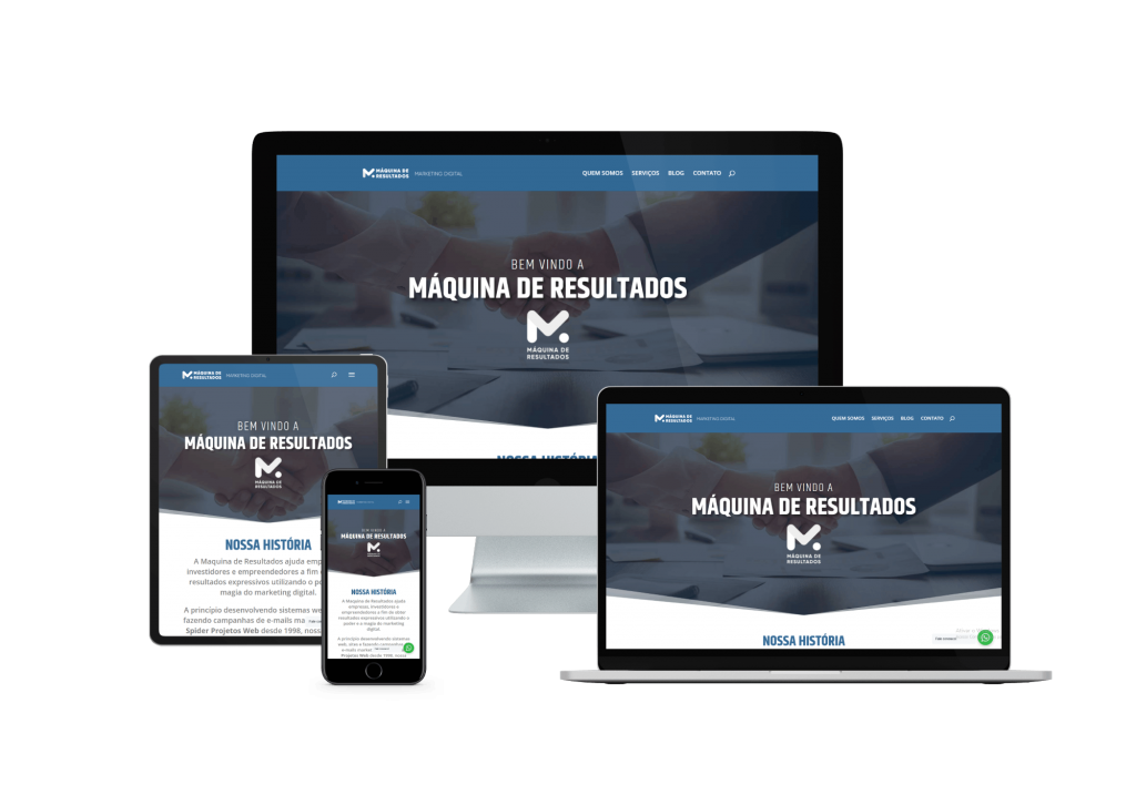 LP Site Modelos Prontos - Máquina de Resultados